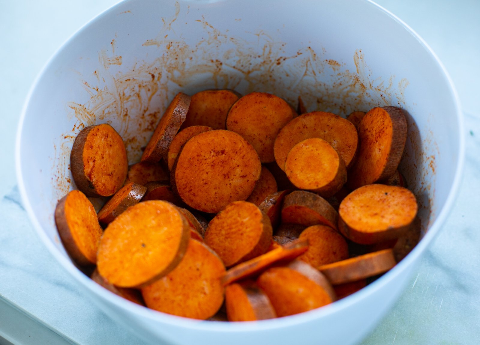 Paprika Roasted Sweet Potato Chips Tasty Sweet Potatoes